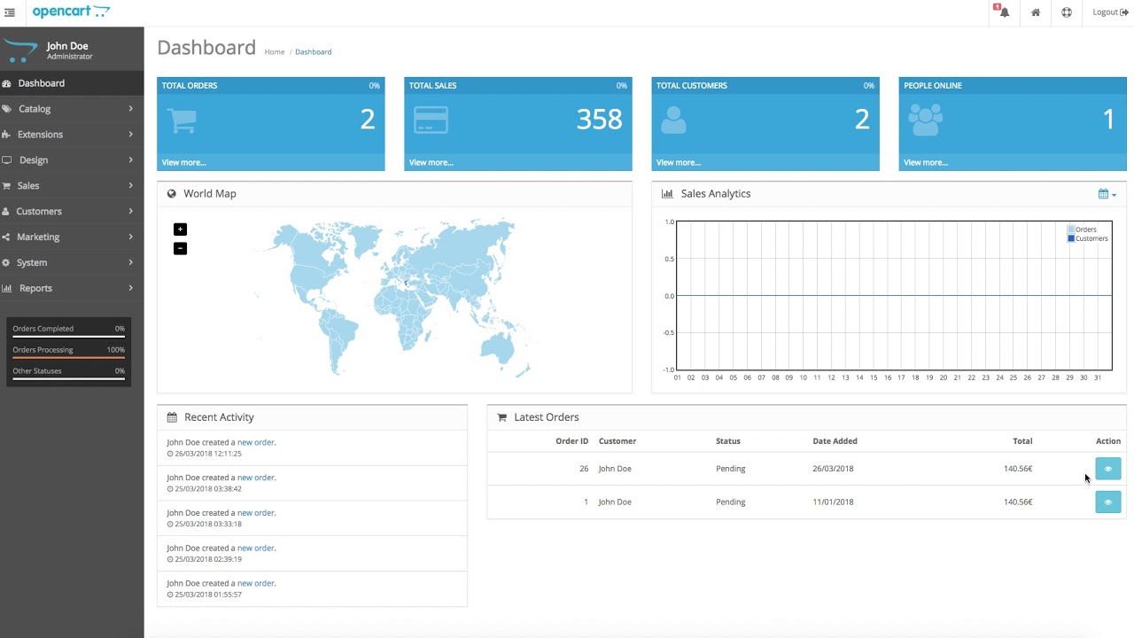 ACS Web Services Opencart Extension - YouTube