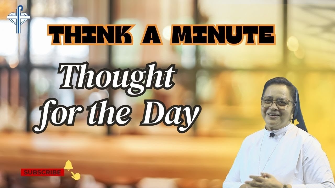 THINK A MINUTE English Thought for the Day 07/08/2025 # ...