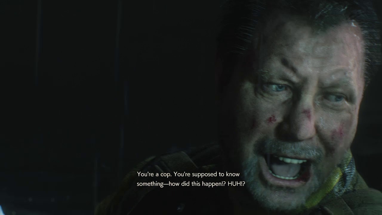 RESIDENT EVIL 2 Sad Scene - YouTube