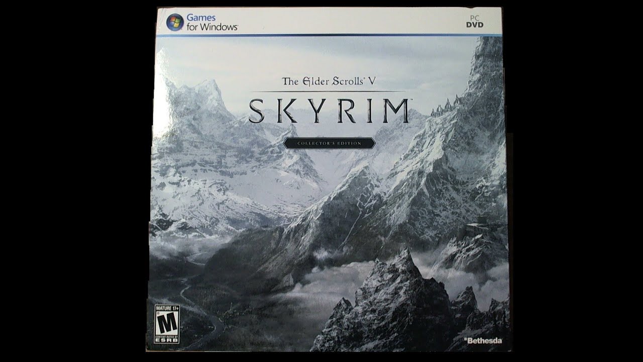 Skyrim Collectors Edition UnBoxing (PC) - YouTube