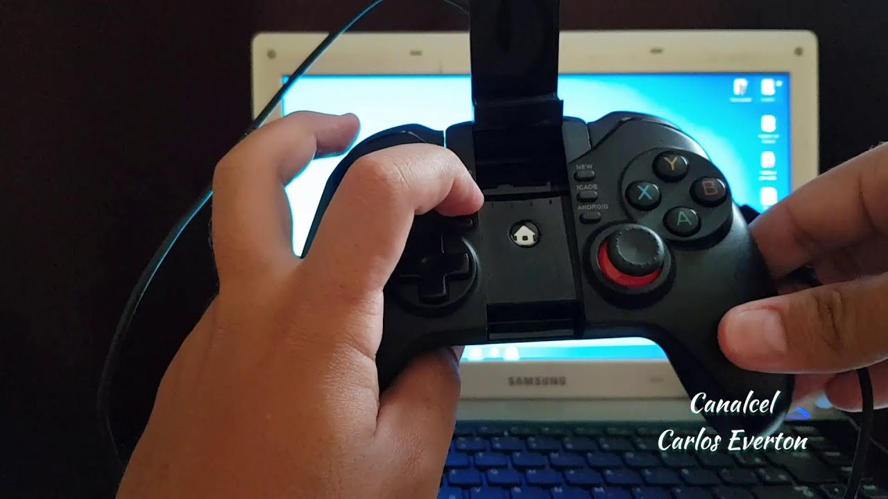 Como conectar sua manete ipega no seu computador com cabo USB - YouTube