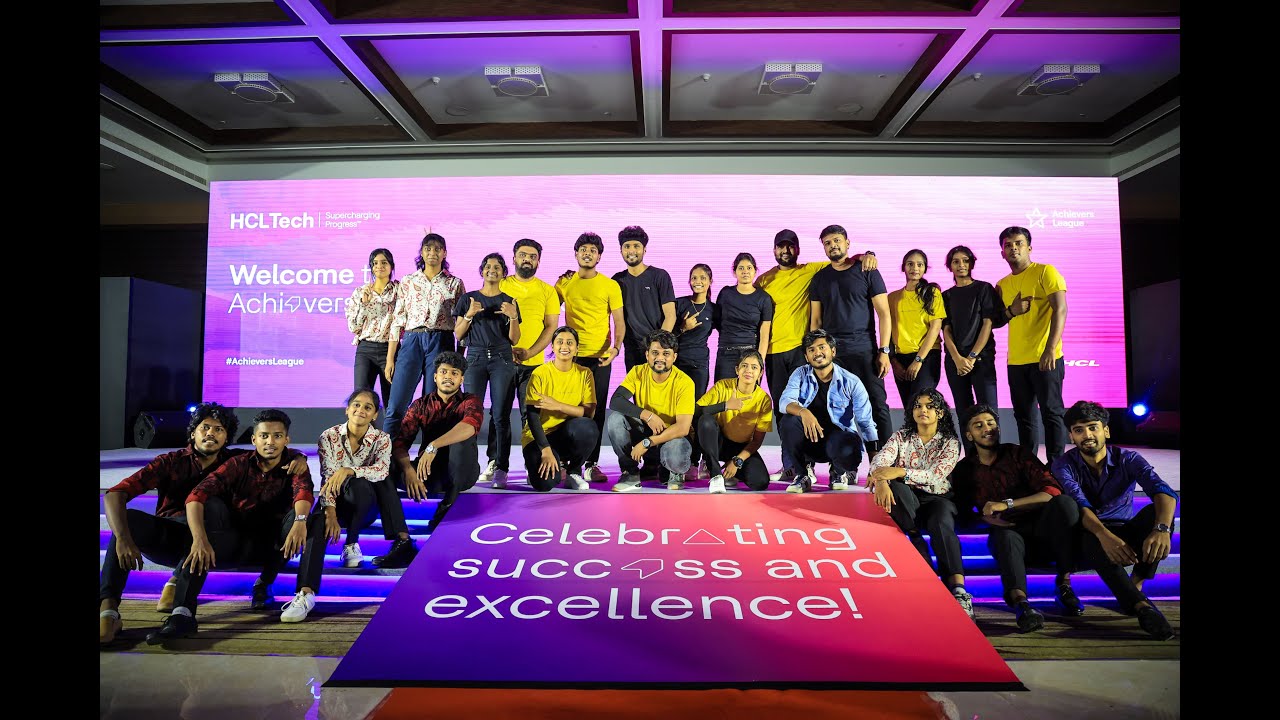 Mass Dance Performance for Achievers League 2024 | HCL Tech Dance ...