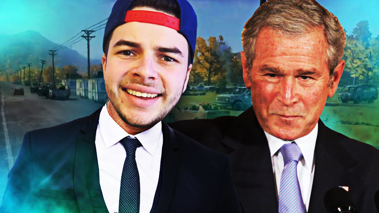 PLAYING GAMES W/ FORMER PRESIDENT BUSH (FUNNY MOMENTS) - YouTube