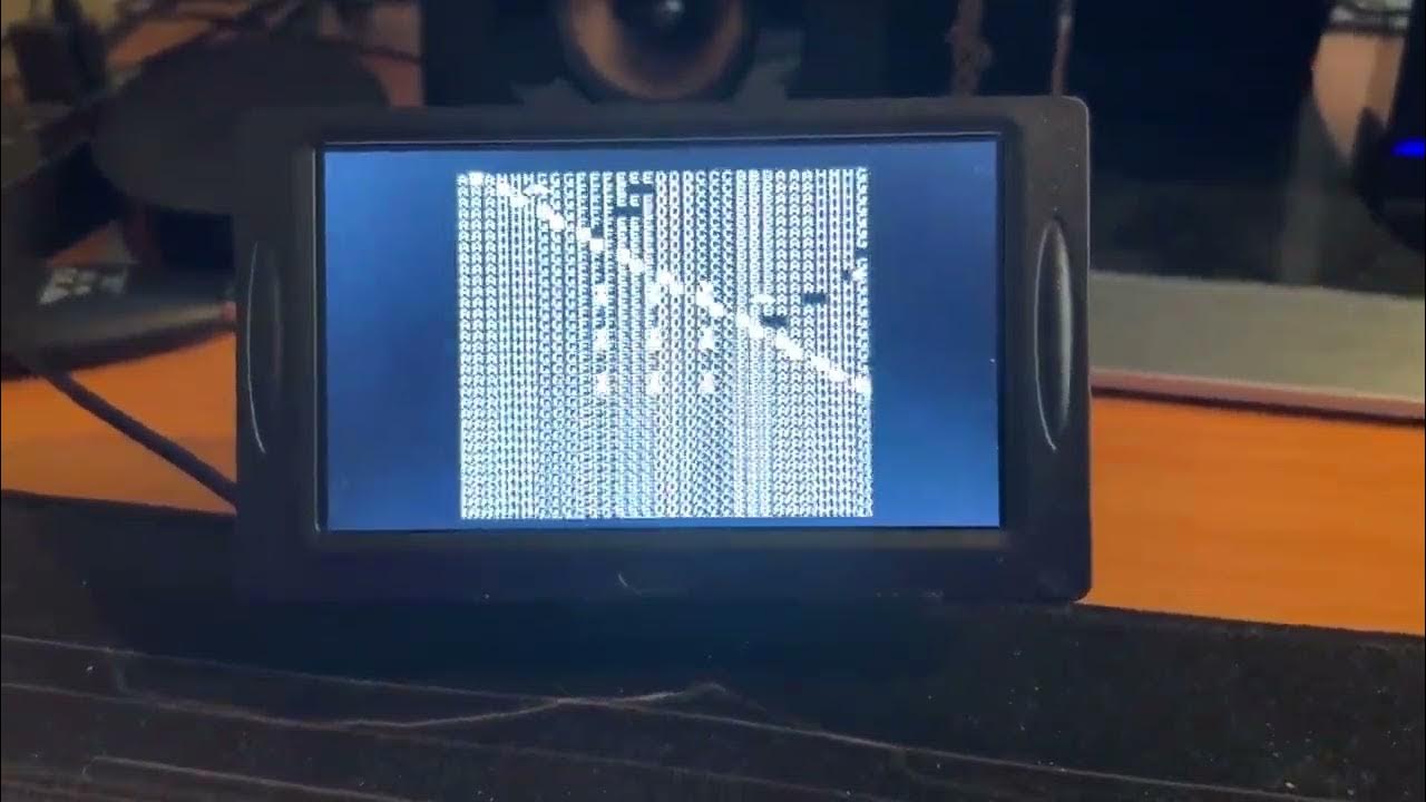 Smooth scrolling example with Arduino UNO game engine - YouTube