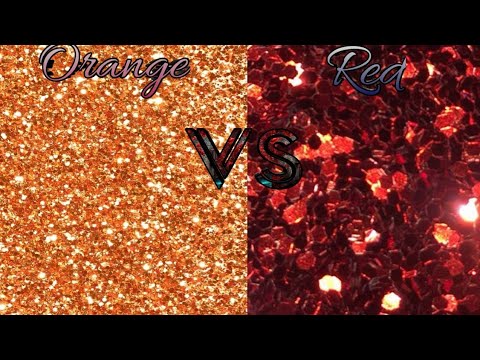 Orange 🧡 VS Red ♥️ choose your favourite one 🥰 - YouTube