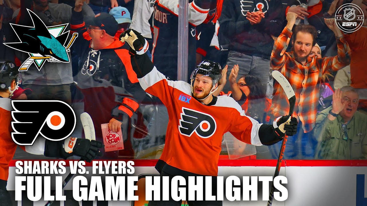 San Jose Sharks vs. Philadelphia Flyers | Full Game Highlights | ESPN ...