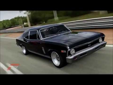 Forza 4 1969 Chevy Nova 396 SS Exhaust Comparison - YouTube