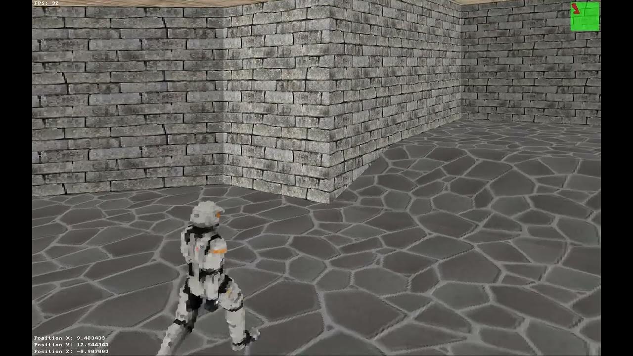 RayCaster demo #21 - Animated voxel models. Something you've never seen ...