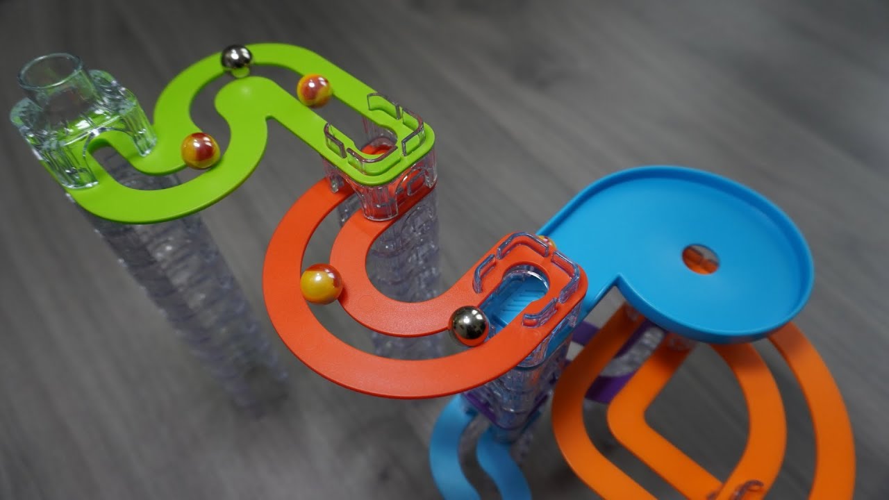 TRESTLE TRACKS MARBLE BALLS RUN! - YouTube