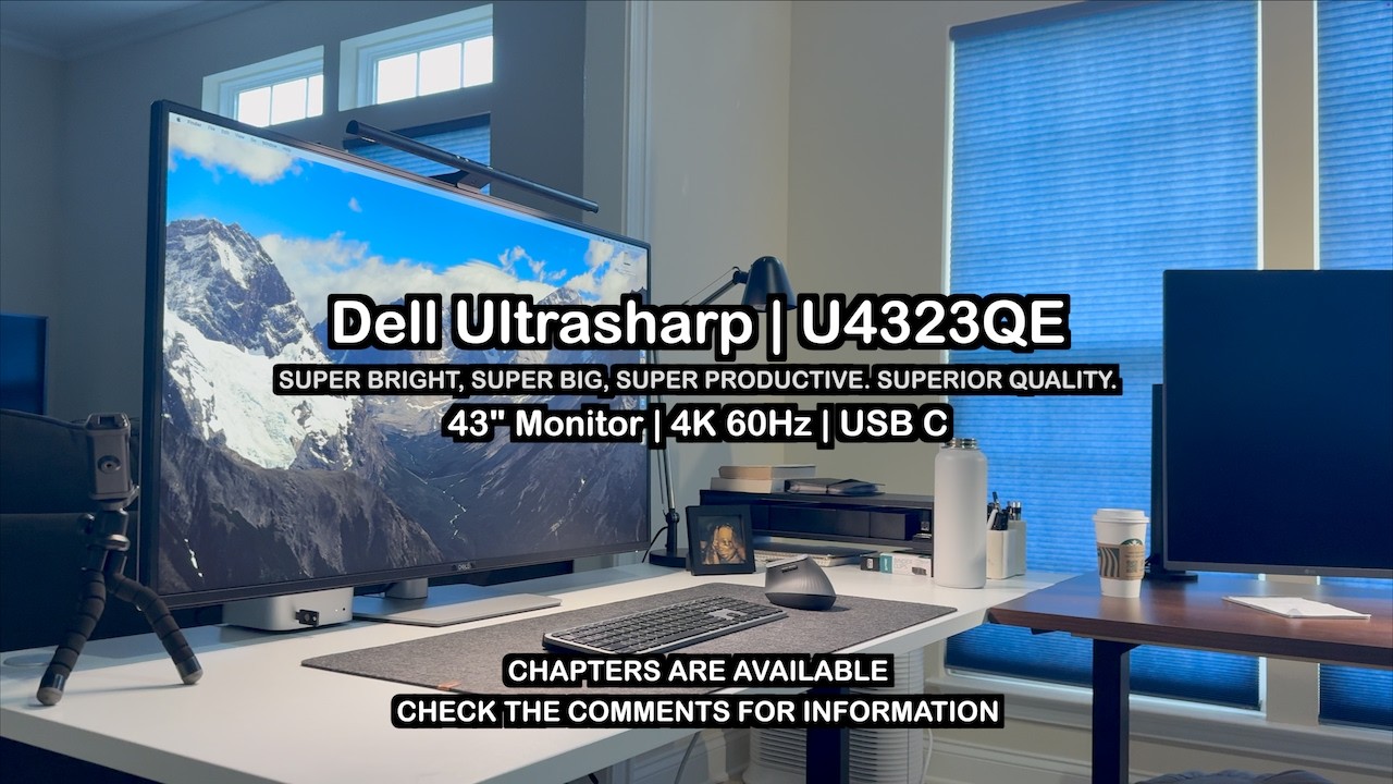 Super Productive | Dell Ultrasharp U4323QE 4K 43" Monitor Review - YouTube
