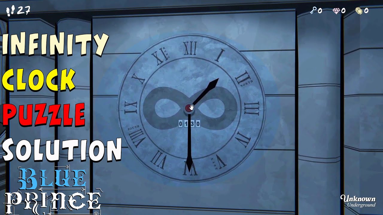 How to solve infinity clock puzzle in Blue Prince | Inside Castle ...