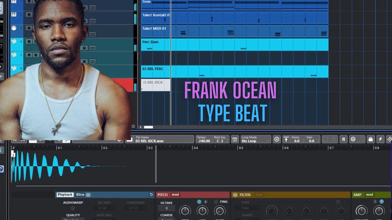 How To Make Frank Ocean Type Beat | Music Production Tutorial. - YouTube