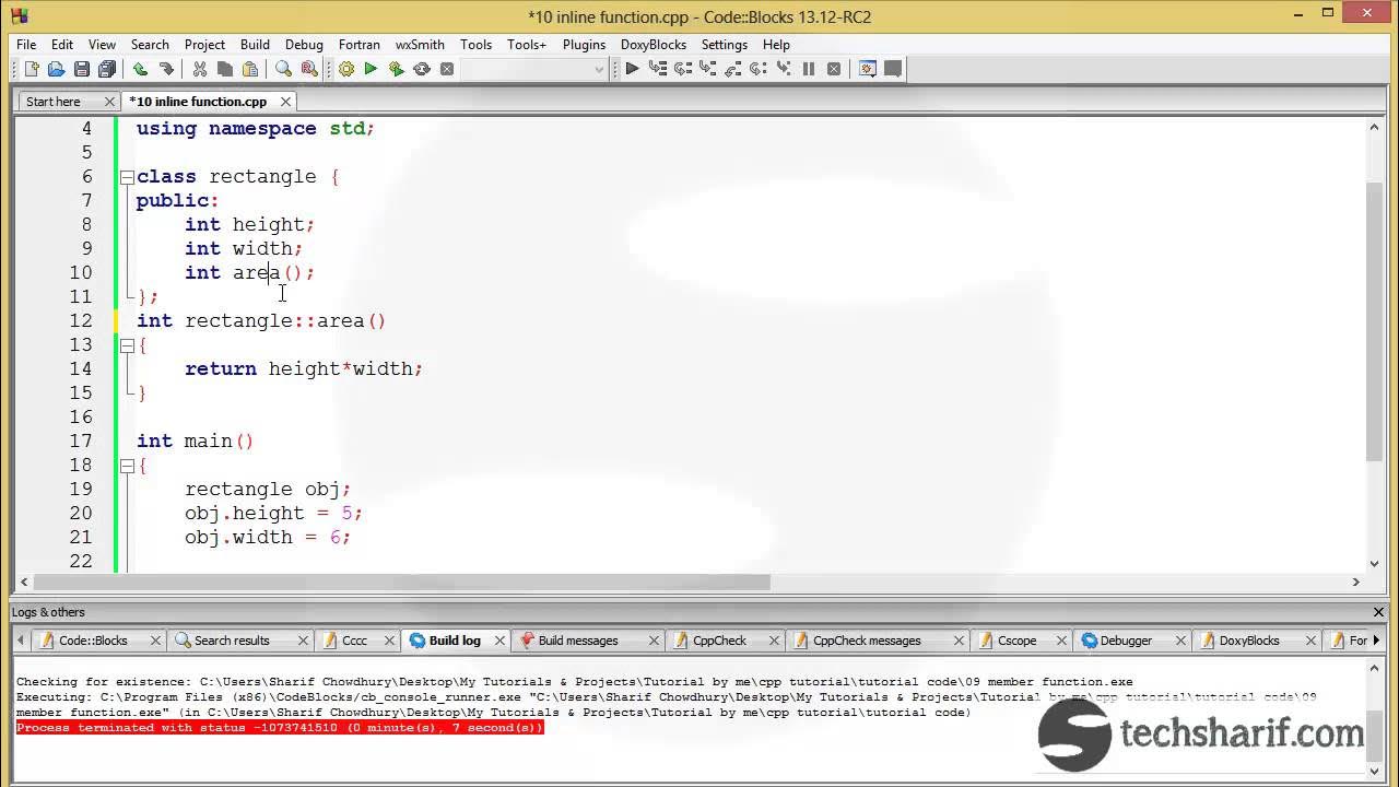 bangla c++ video tutorial 10 Inline Function - YouTube