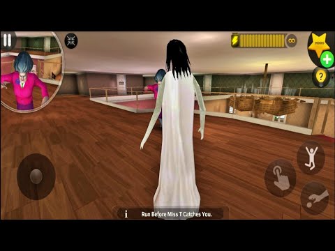Playing As A Slendrina in Screy Teacher 3d