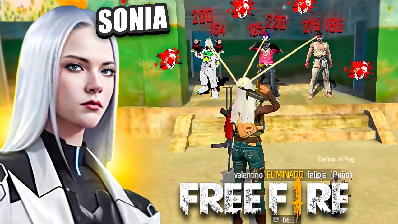 TODO ESTO SE PUEDE HACER CON LA NUEVA PERSONAJE "SONIA"? 😱 FREE FIRE ...