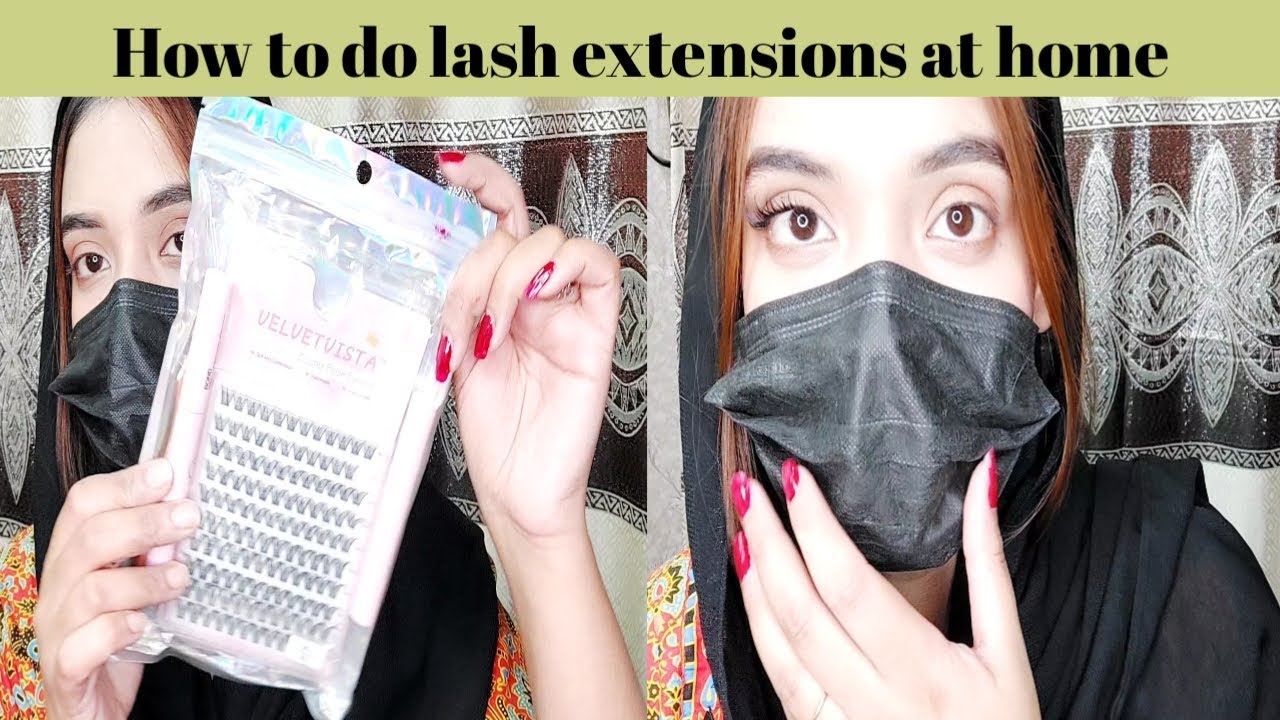 The Secret to Perfect DIY Eye Lash Extensions - YouTube