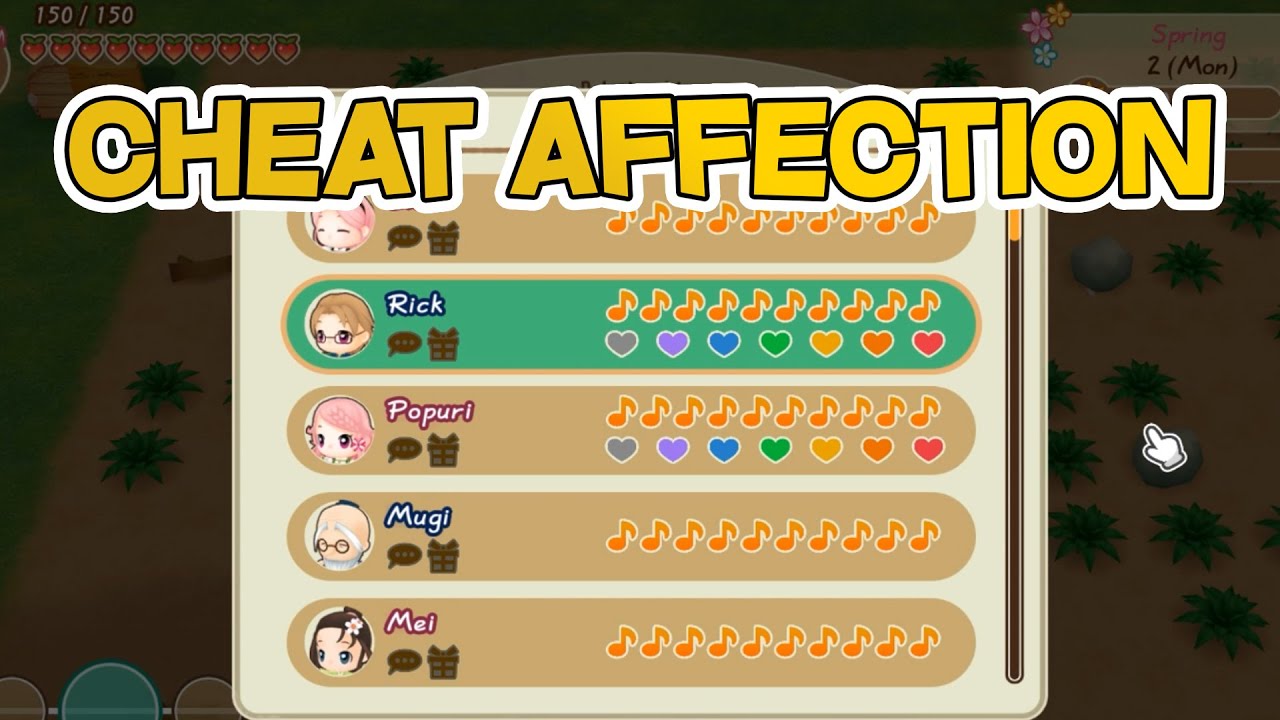 Cheat Affection Warga Story Of Seasons Friends Of Mineral Town YouTube cheat-affection-warga-story-of-seasons-friends-of-mineral-town-youtube