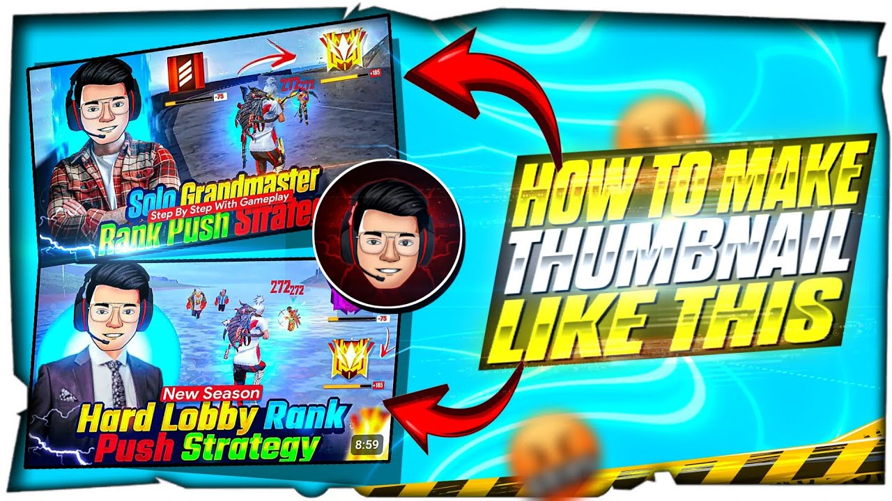 How to Make Free fire Thumbnail Like Utkarsh ff ||@utkarshffJaisa Free ...