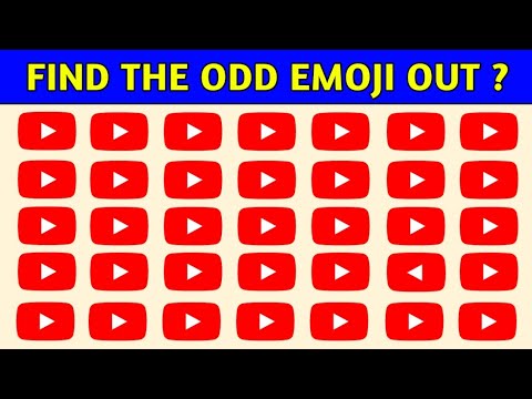 FIND THE ODD EMOJI OUT in these Emoji Puzzles! | Odd One Out Puzzle ...