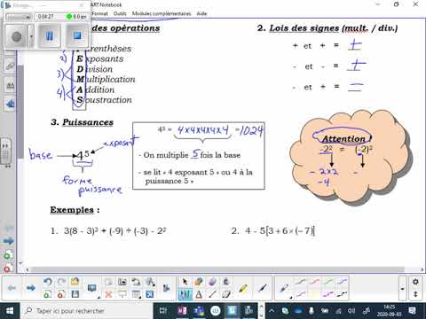 Math 10 BC 1.1 partie 1 - YouTube