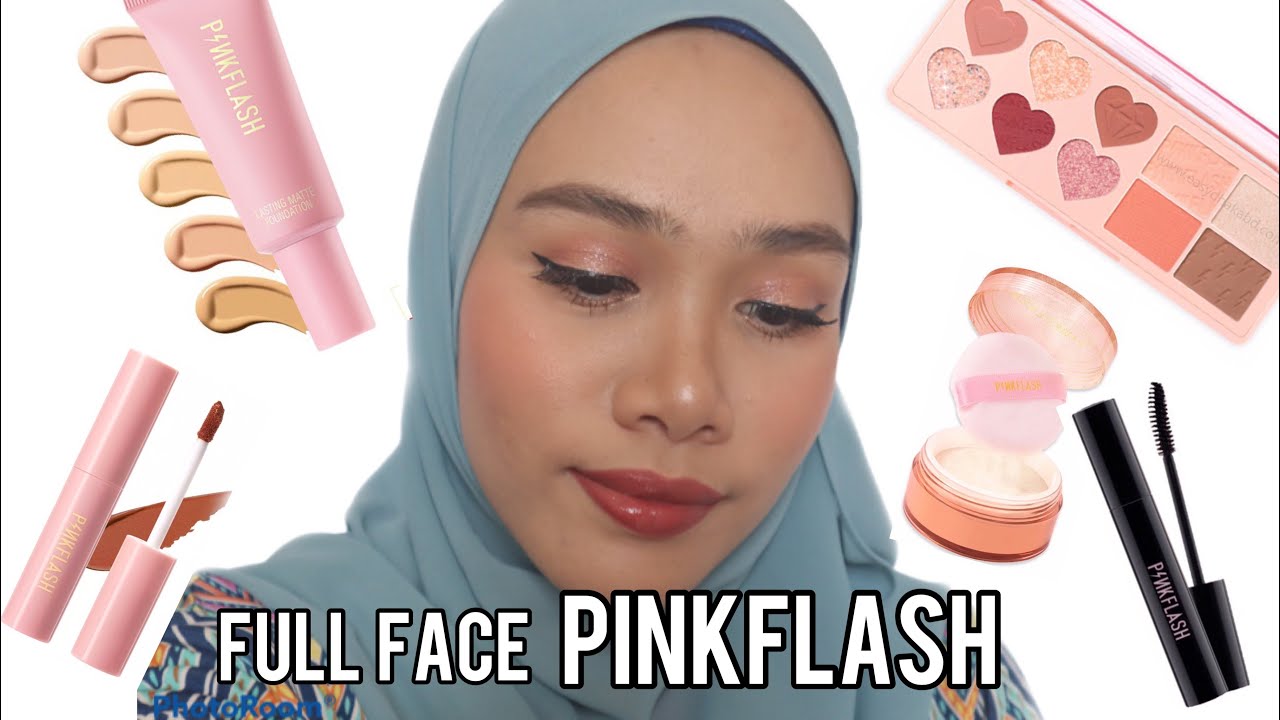 Pink Flash FULL FACE Tutorial - YouTube