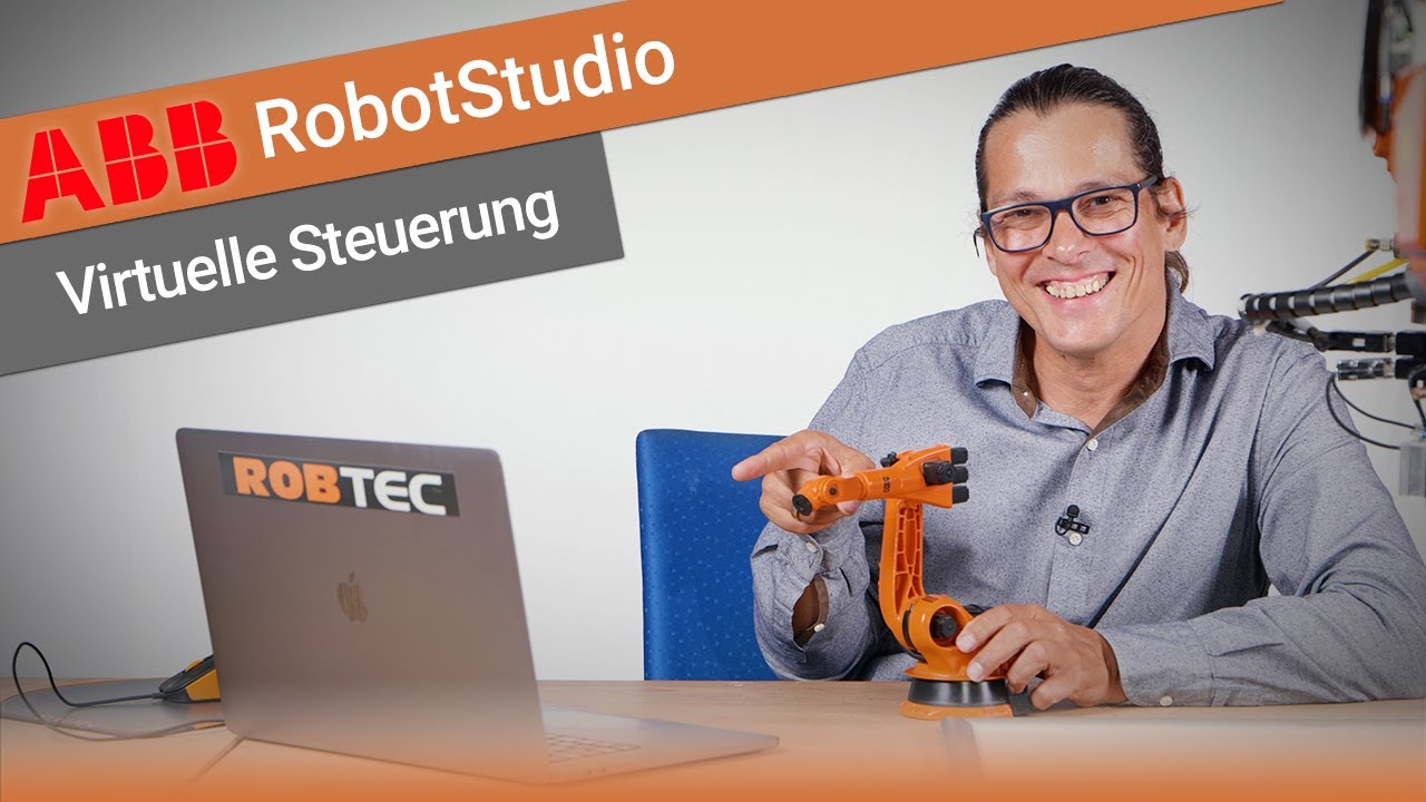 Industrieroboter mit ABB RobotStudio virtuell steuern | Werner Hampel - Der Roboterkanal - YouTube
