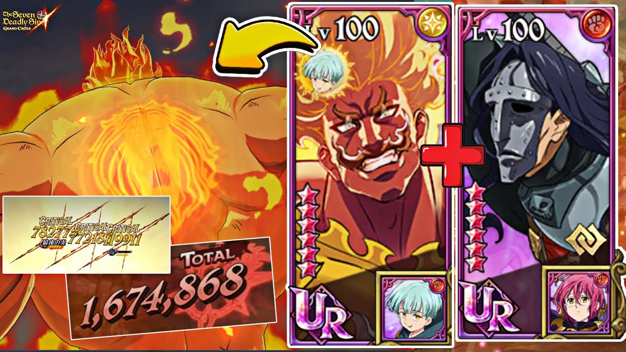 100% CRITS GUARANTEED! SR SLATER #1 ESCANOR SUPPORT! Seven Deadly Sins ...