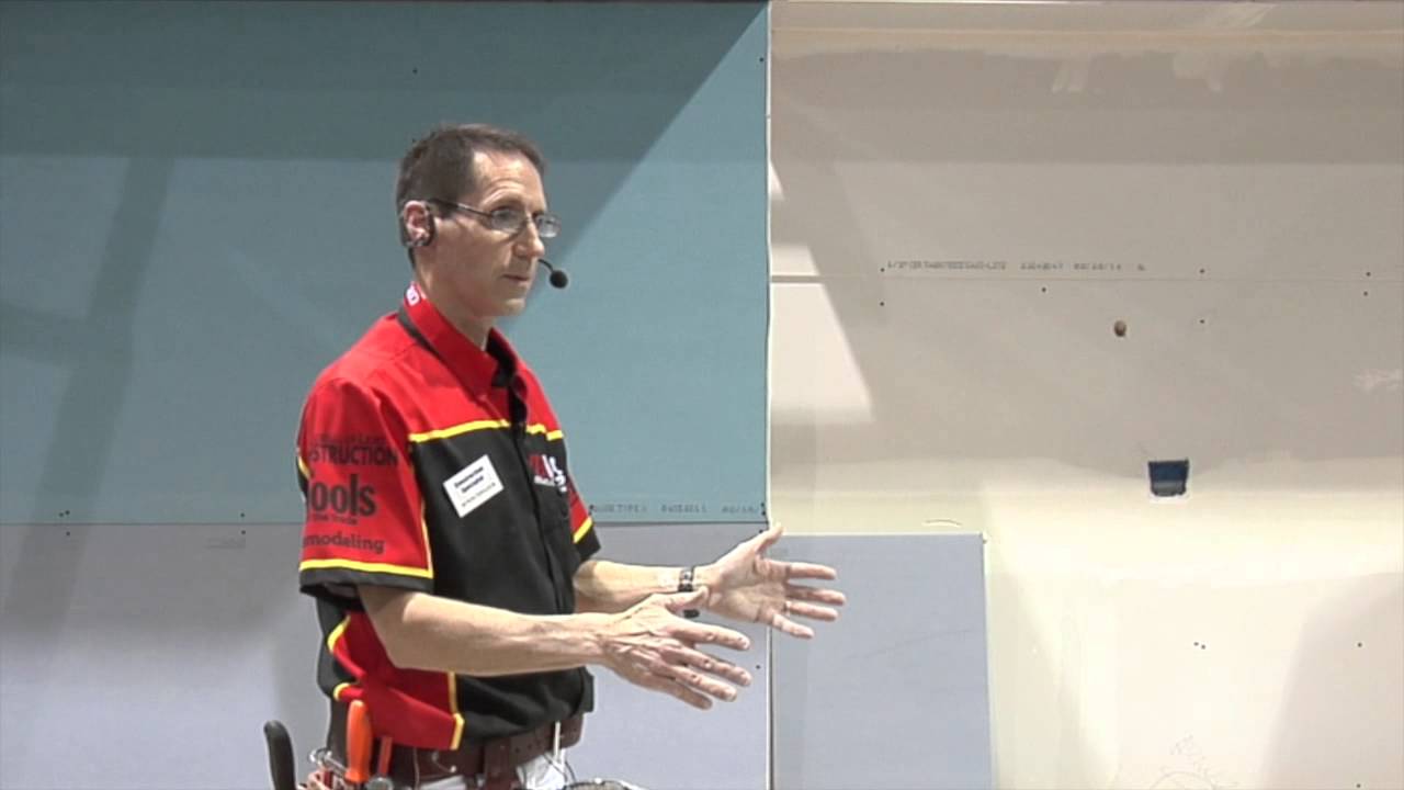 High Tech Drywall Demo: Part Six - YouTube