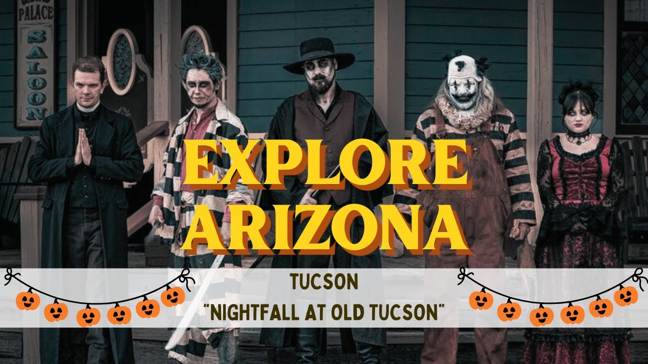 EXPLORING ARIZONA-SPOOKY SEASON- NIGHTFALL- OLD TUCSON- Tucson, AZ ...
