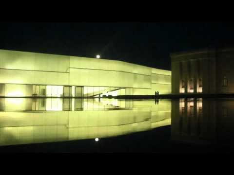 Full Moon Rising over Kansas City's Nelson-Akins Museum