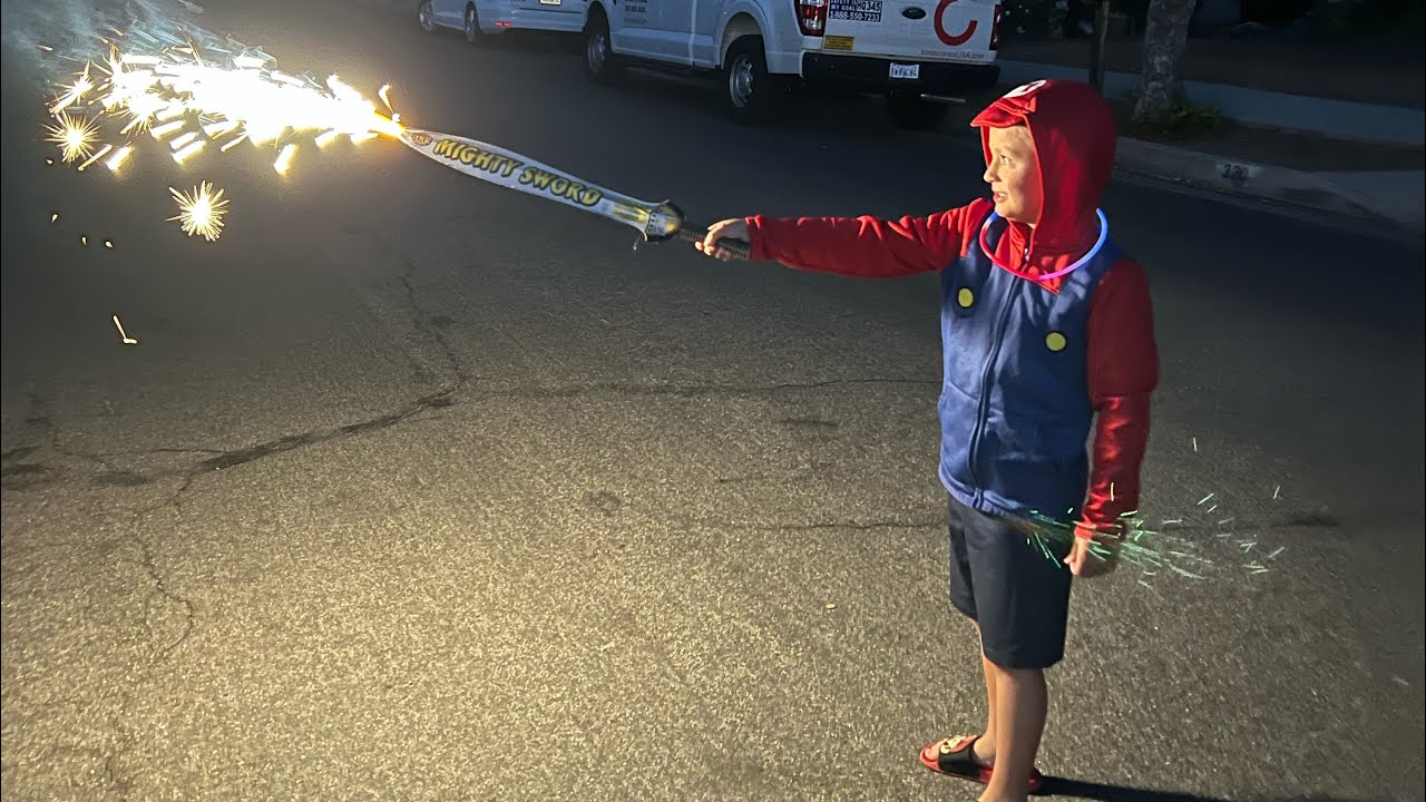 Happy 4th of July - Sword Sparkler - YouTube