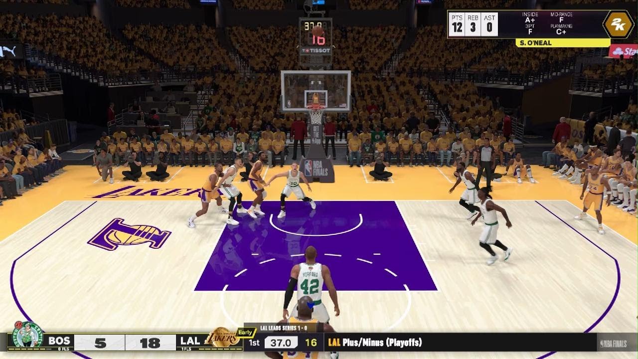Shaq scored a three pointer - YouTube