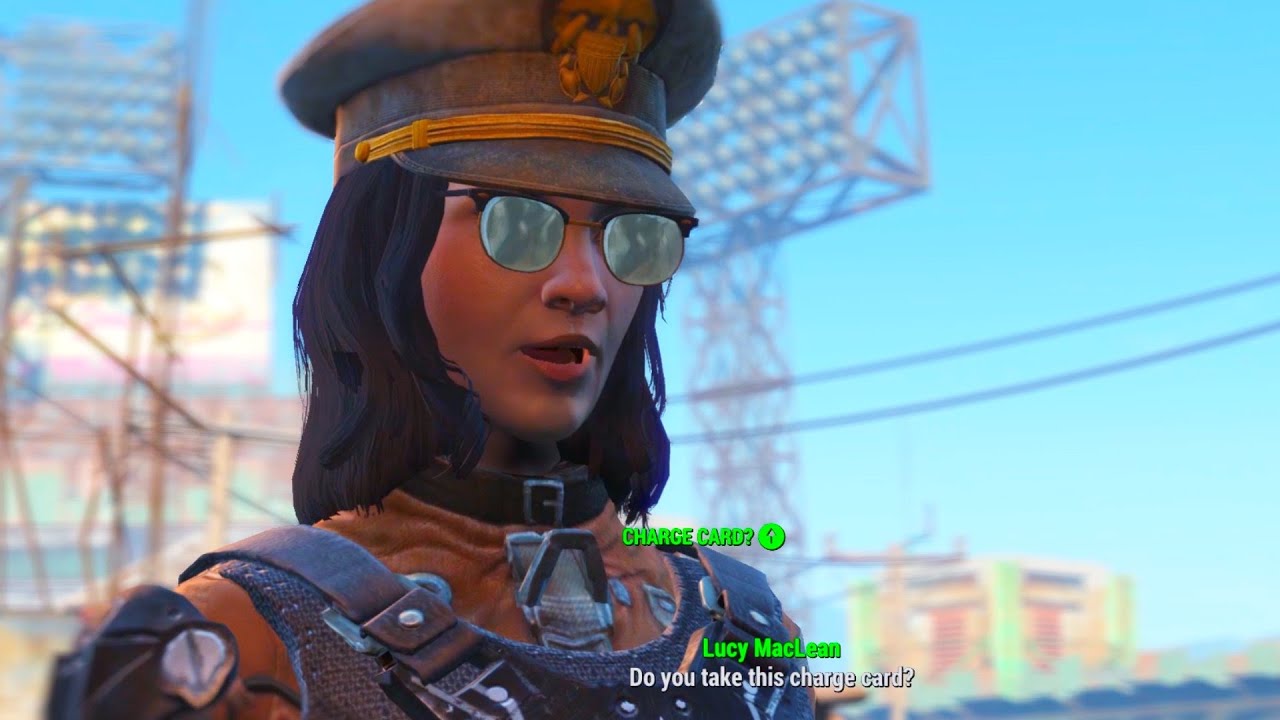 Charge Card in Fallout 4 (All Merchants reactions) - YouTube