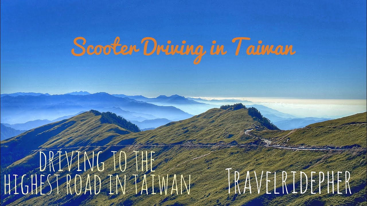 Scooter Driving in Taiwan🇹🇼Puli to Hehuansan Mountain #timelaps # ...