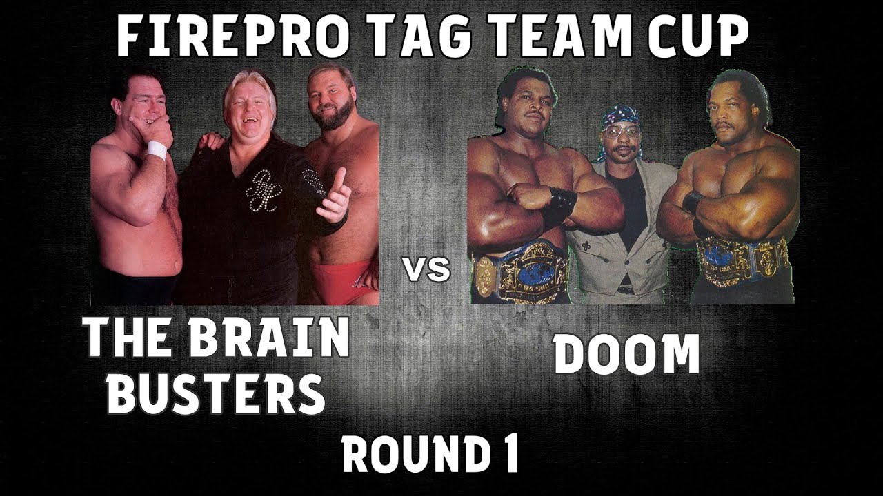 Fire Pro Wrestling World // Match 32: The BRAIN BUSTERS vs. DOOM - YouTube