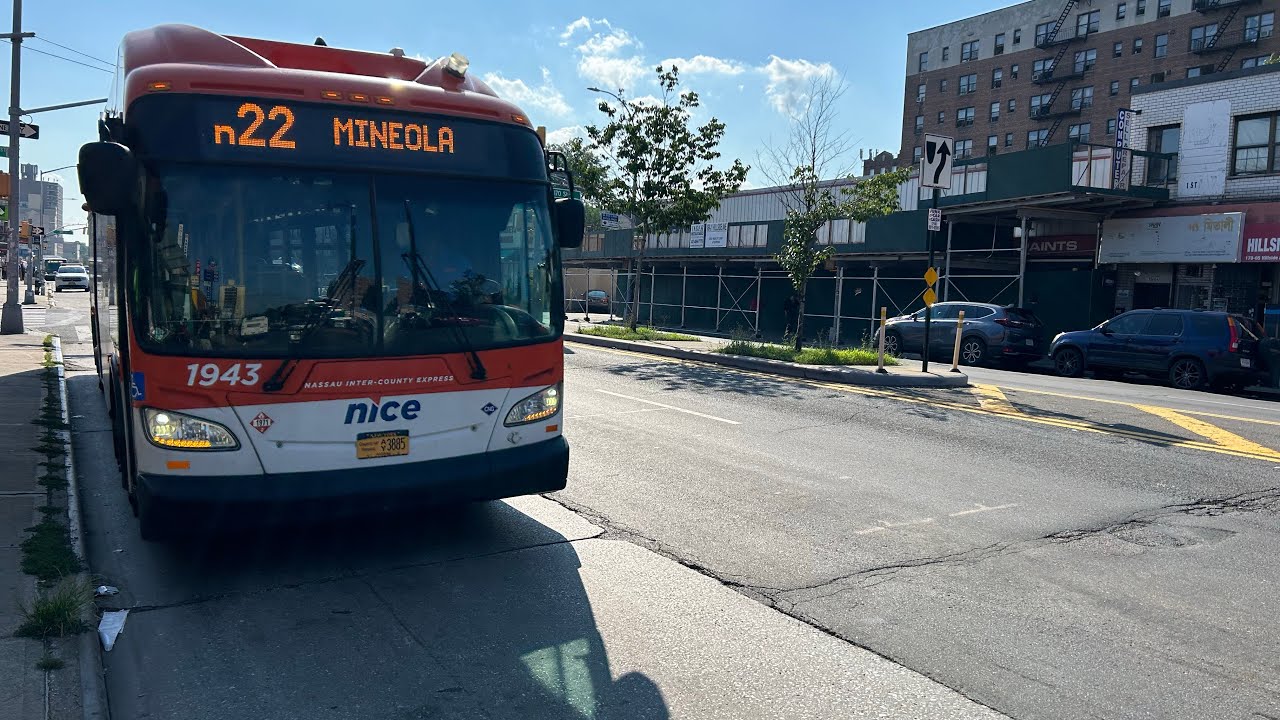 NICE Bus: On Board 2016 New Flyer XN40 Xcelsior CNG #1943 On The N22 ...