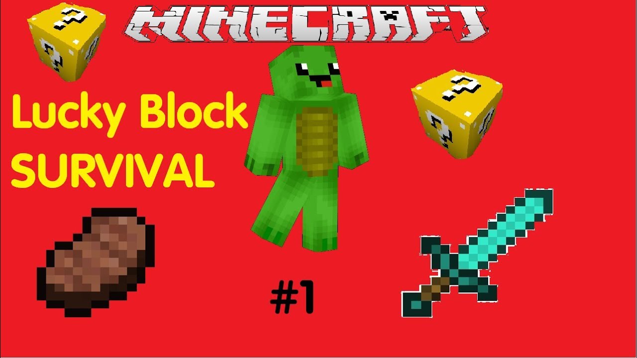 Minecraft Lucky Block Survival 1 New Series Youtube