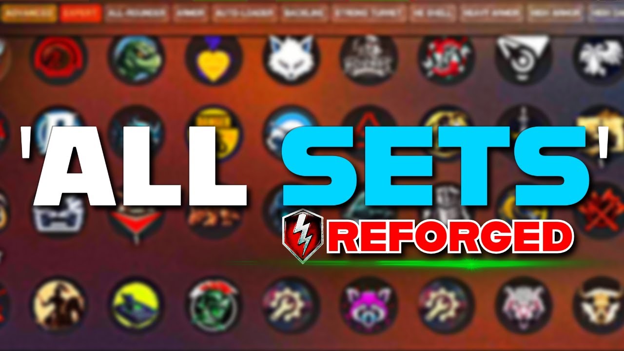 LIST OF ALL THE SETS IN REFORGED! - YouTube