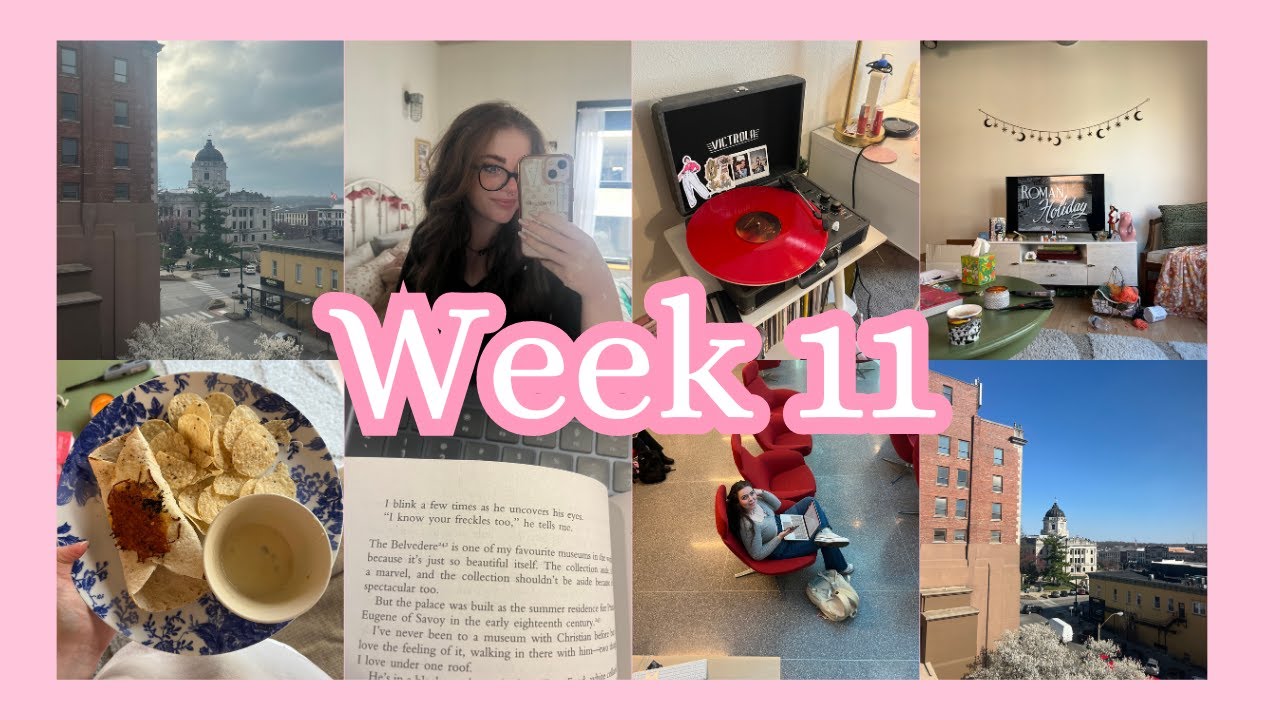 CLASSES, ALLERGIES, AND SO MUCH READING | WEEK 11 IN MY LIFE - YouTube
