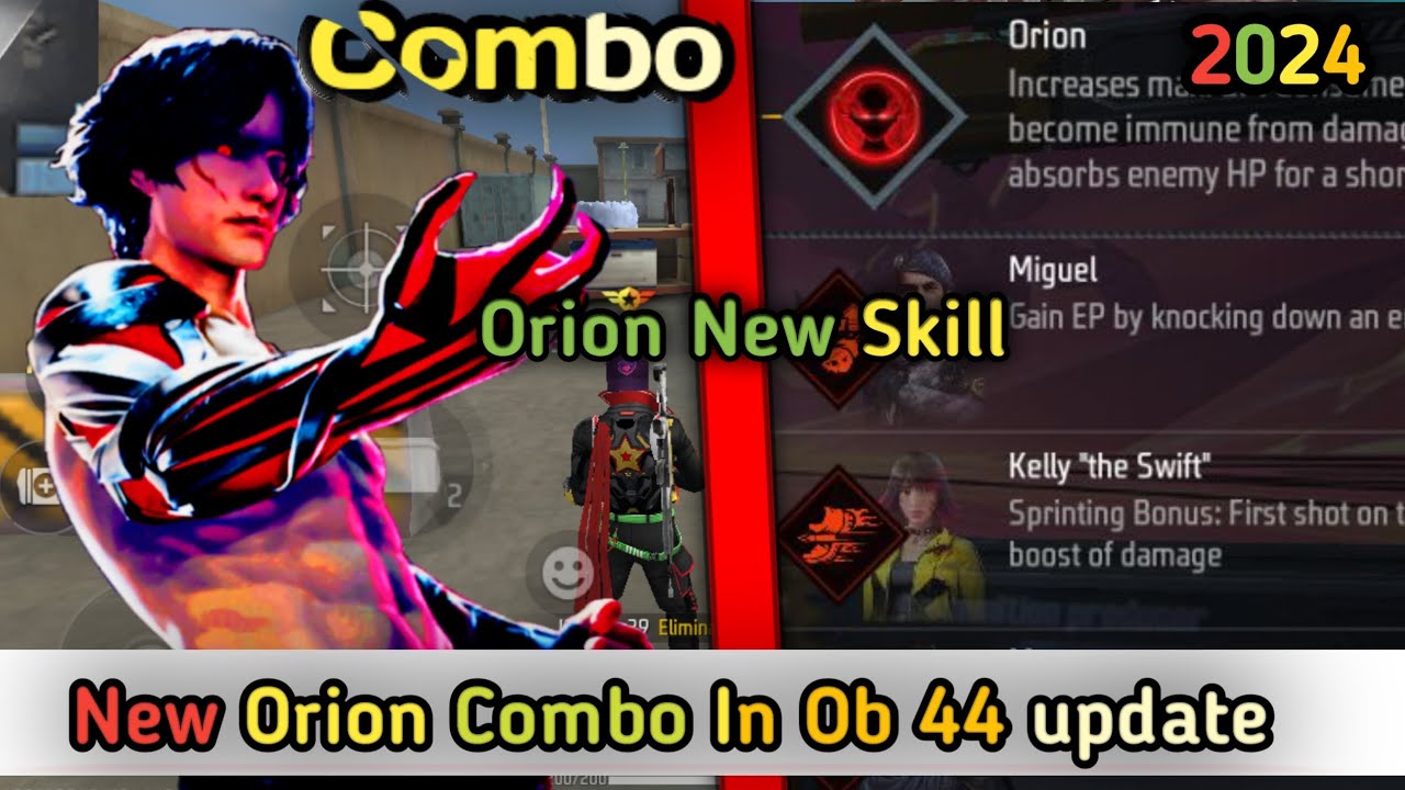 new orion character skill combination in free fire #viralvideo || new ...