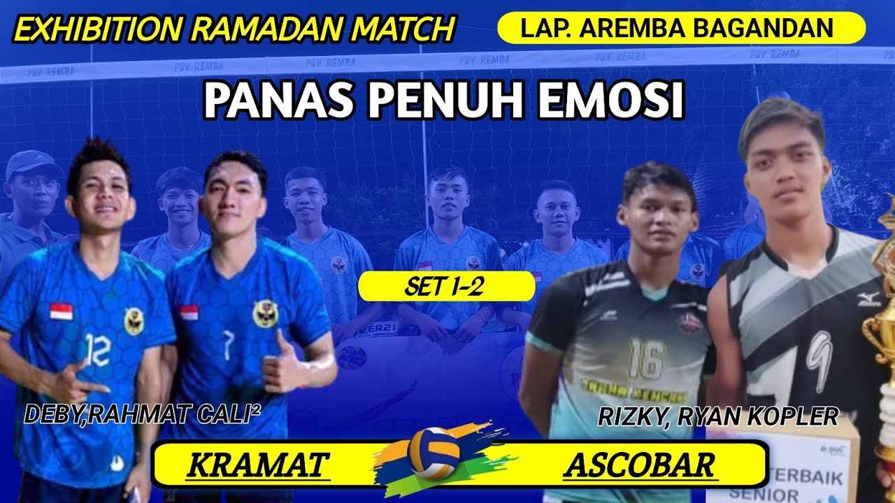SET 1-2 || PANAS PENUH EMOSI PERTANDINGAN RAHMAT CALI²,DEBY VS RYAN,RIZKY - YouTube