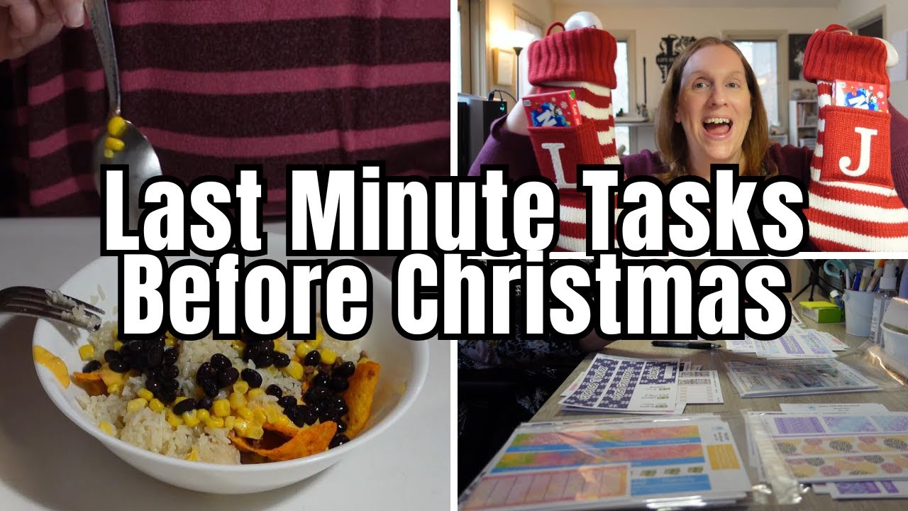 Some Sad News and Completing Last Minute Tasks Before Christmas - YouTube