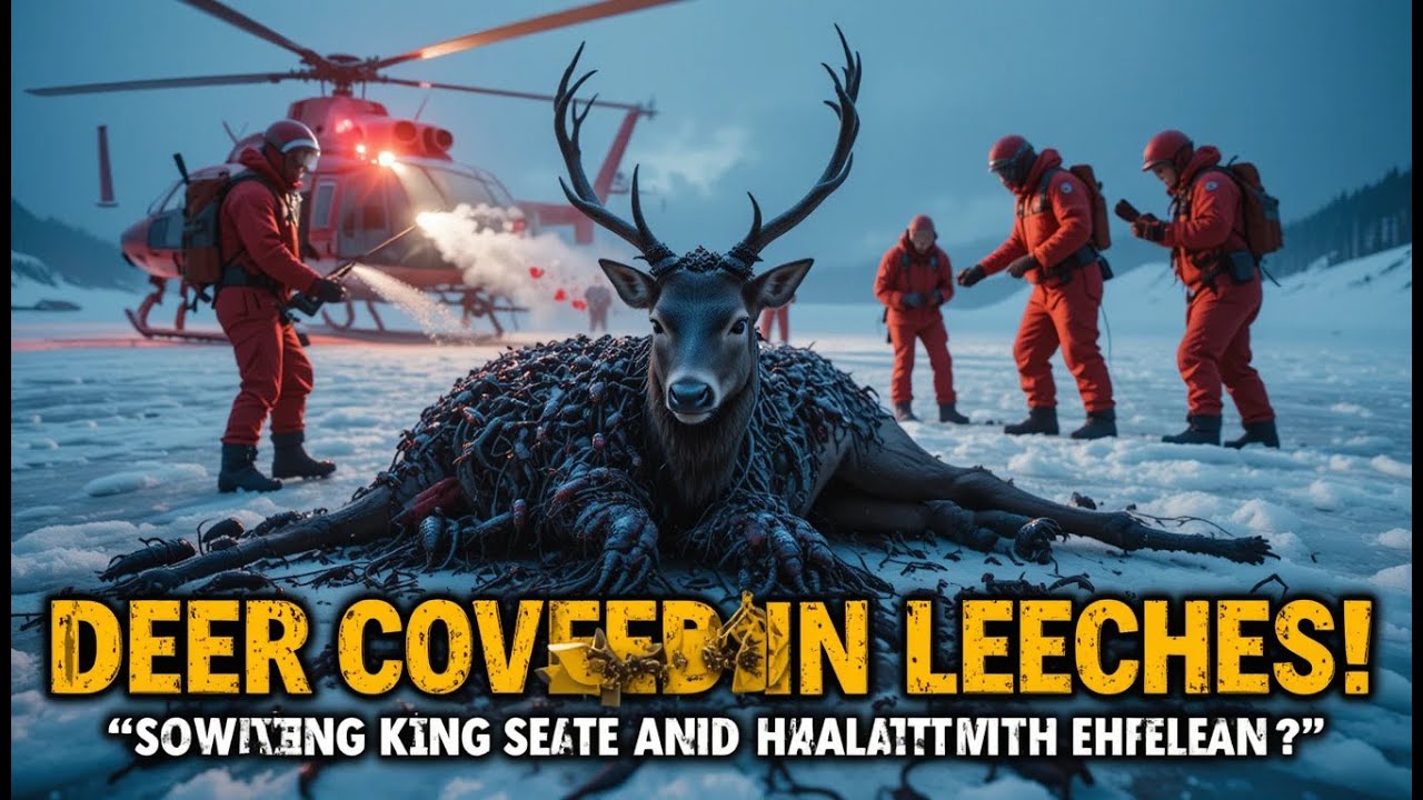 Deer Covered in Millions of Leeches! Shocking Rescue and Heartwarming ...