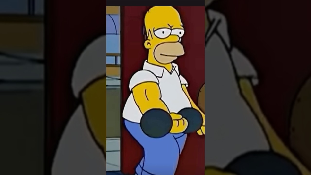 Homer arms is fu***ng huge!! 💪💪💪🤯 #thebest #series #funny #simpsons # ...