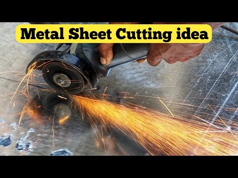 How To Cut A Metal Sheet - YouTube