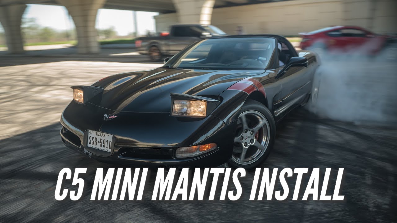 Mini Mantis Angle Kit Install on my C5 Corvette (In-Depth......kinda ...