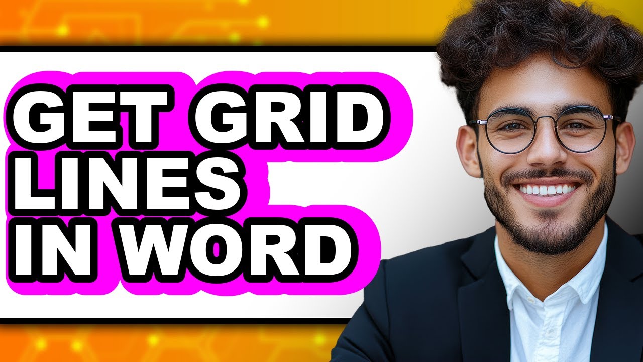 How to Get Grid Lines in Word - Step By Step - YouTube