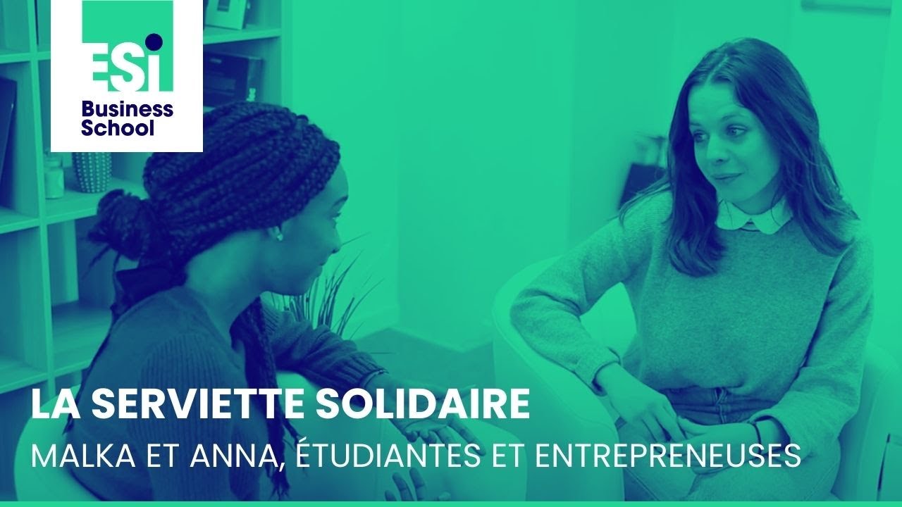 Malka et Anna, étudiantes et entrepreneuses - La Serviette Solidaire ...