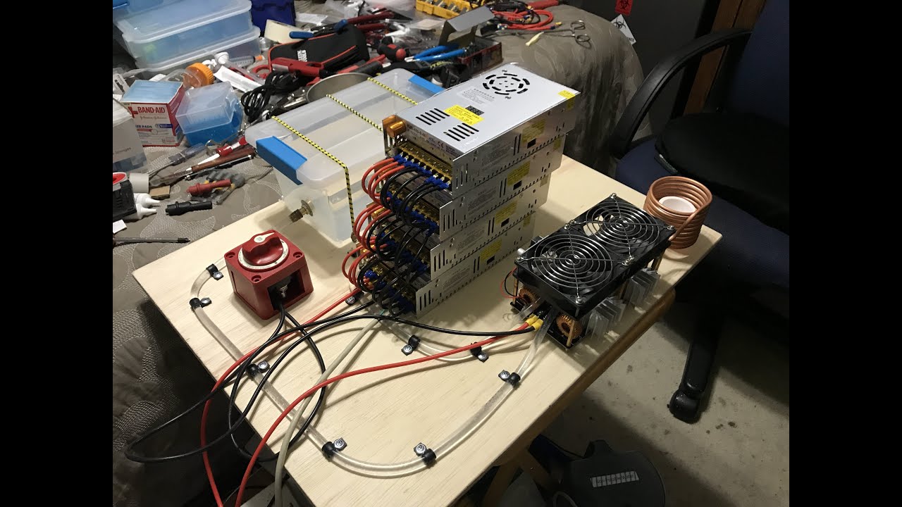 1800W ZVS Induction Heater Experiment - YouTube