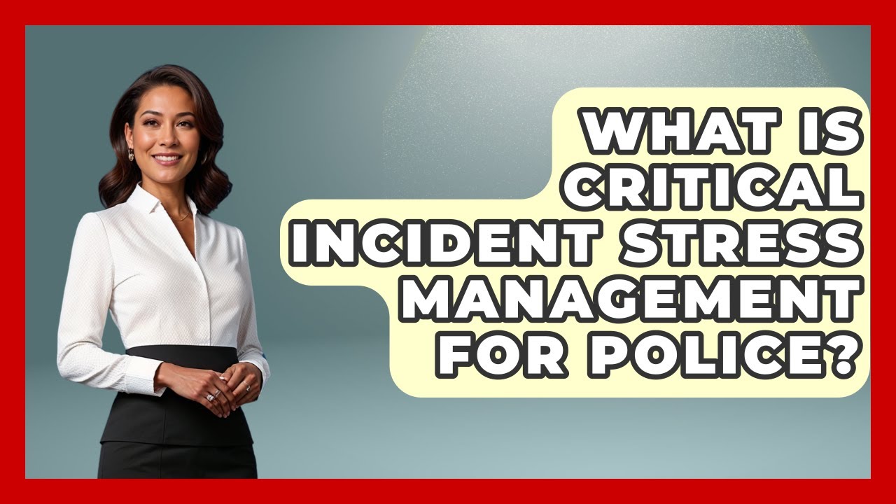 What Is Critical Incident Stress Management For Police? - Law ...